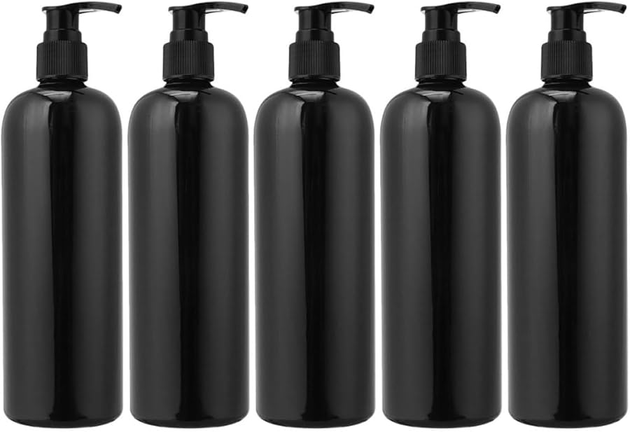 Generic 5Pcs Refillable Pump Dispenser Bottles For Shampoo Soap Lotion ...