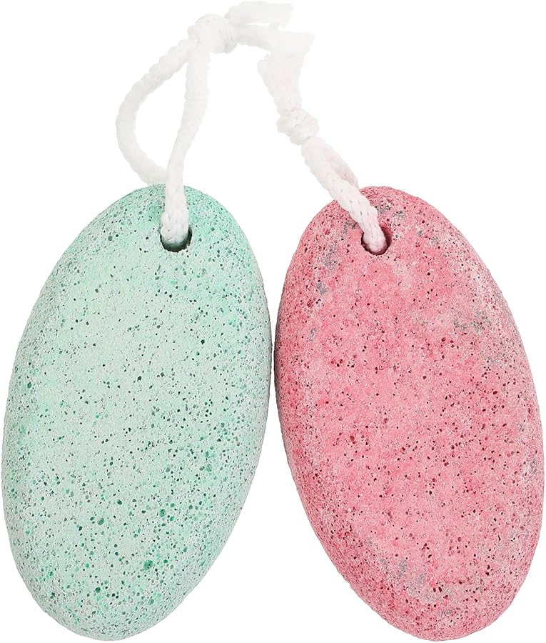 Generic 2Pcs Dual Sided Foot Pumice Stone Callus Remover With Storage ...