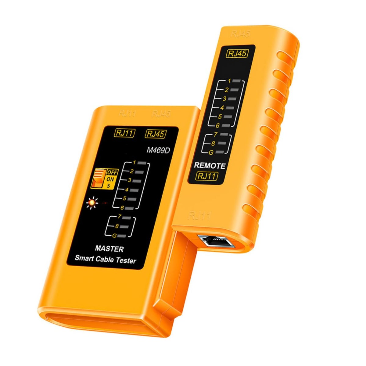 Generic Multifunctional Network Cable Tester Portable Orange For PC And ...