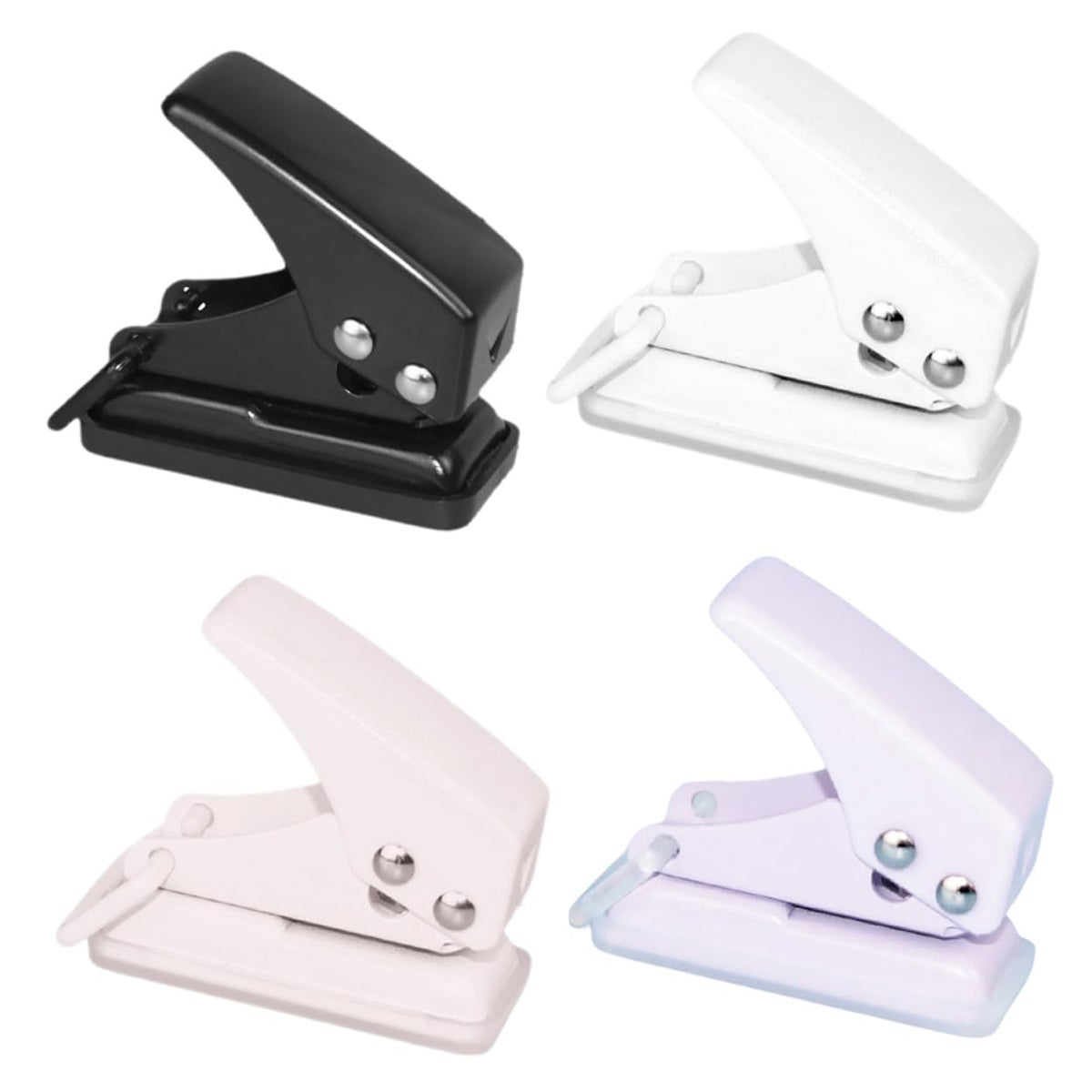 Generic 4Pcs Portable Single Hole Puncher Set For Paper Craft Office In ...