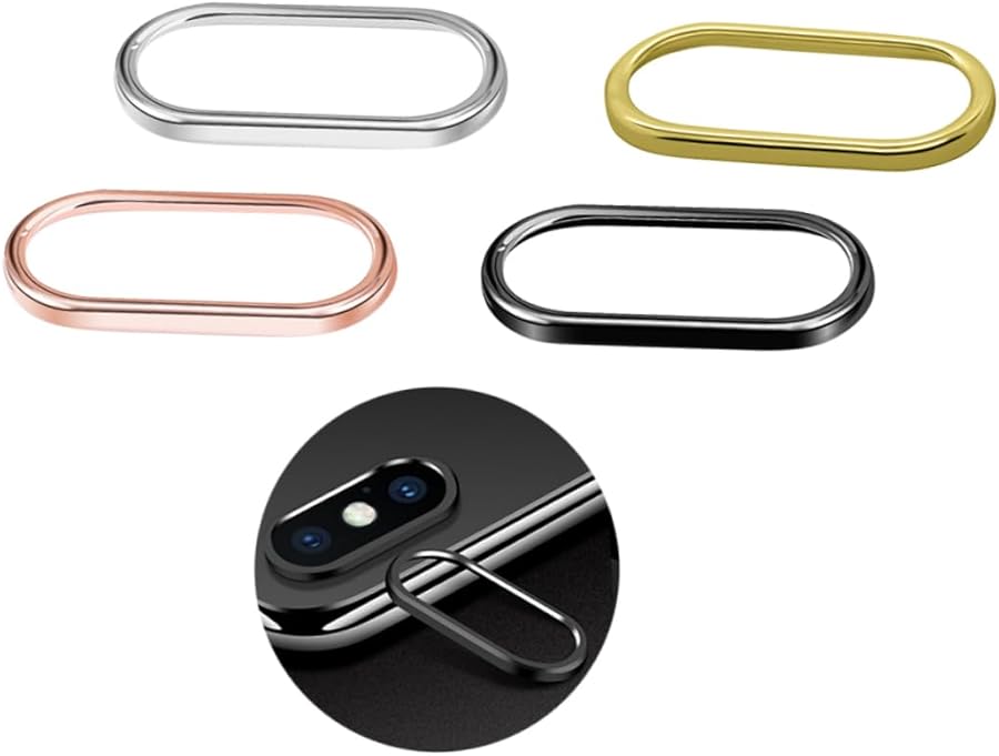 Generic 4 Pack Camera Lens Protective Ring Scratch Resistant Protector ...