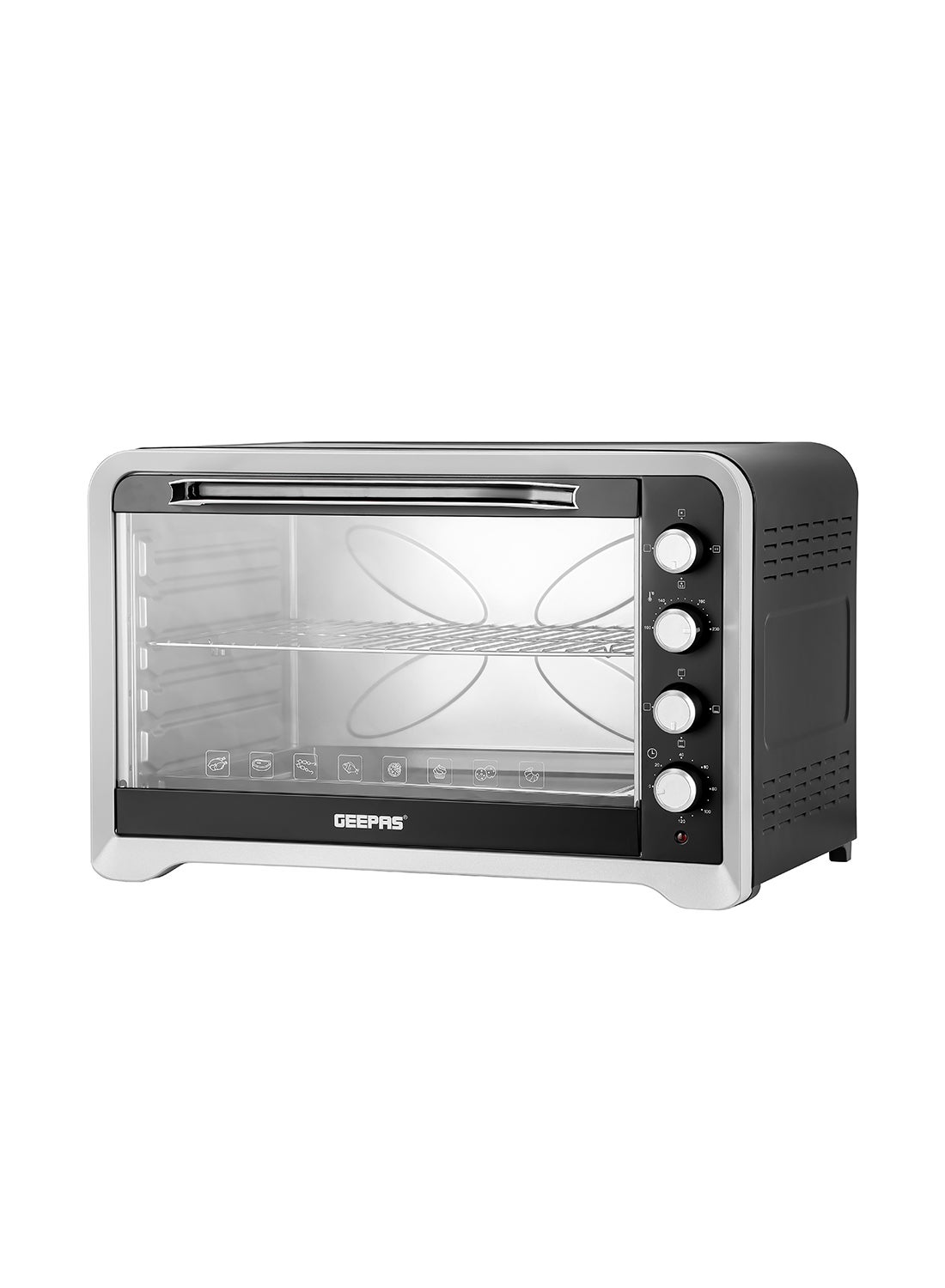 GEEPAS Electric Oven, 100L Rotisserie & Conventional Oven| 60min Timer ...