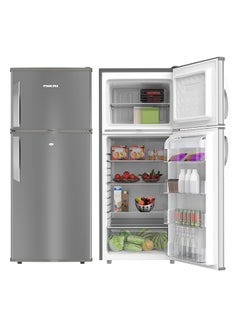 NIKAI 280L Double Door Top Mount Refrigerator, 2 Glass Shelves And ...