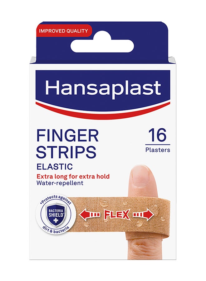 Hansaplast Fingerstrips Plaster Finger Plasters Extra Flexible Wound ...
