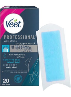 Veet Hair Removal Easy Gel Strips Body And Legs For Sensitive Skin ...