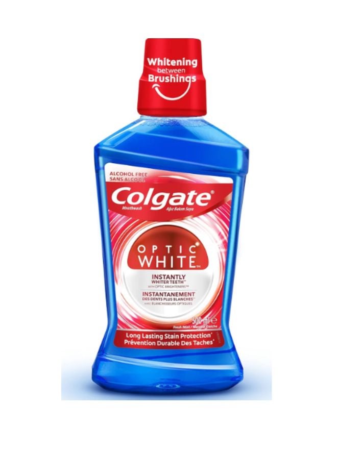Colgate Optic White Whitening Mouthwash 500ml | Best Price UAE | Dubai ...