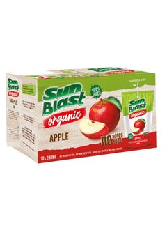 Sun Blast Organic Apple Juice Apple 200ml Pack of 10 | Best Price UAE ...