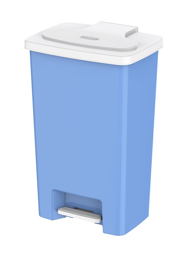 Cosmoplast 50-Liter Step-on Waste Bin With Pedal Blue | Best Price UAE ...