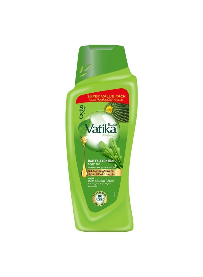 Vatika Naturals Hair Fall Control Shampoo ,with Cactus and Ghergir ,700 ...
