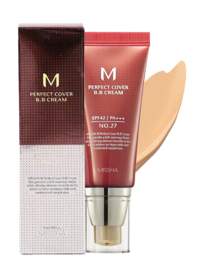 Missha M Perfect Cover BB Cream SPF42/PA+++ 50ml Packaging May vary No ...