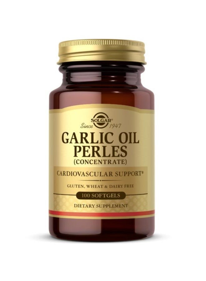 Solgar Garlic Oil Perles, 100 Softgels Packaging May Vary | Best Price ...
