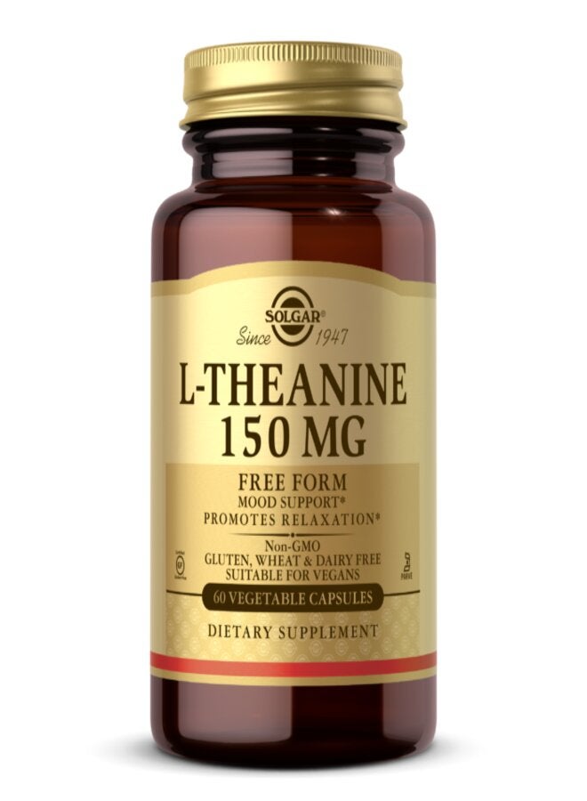 Solgar L Theanine Dietary Supplement 60 Capsules | Best Price UAE ...