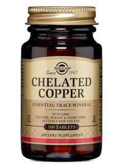 Solgar Chelated Copper Dietary Supplement Essential Trace Mineral ...