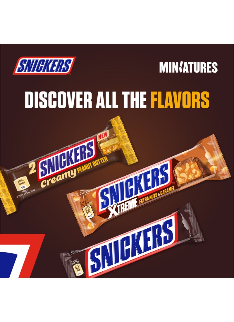 Buy Snickers Miniatures Chocolate Mini Bars Online | 15 Minutes Instant ...