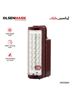 Olsenmark Rechargeable LED Emergency Light Lantern Red KSA | Riyadh, Jeddah