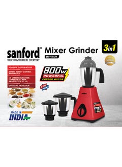 Sanford 3 IN 1 GRINDER MIXER (MADE IN INDIA) 1.5 L 800 W SF5911GM BS ...
