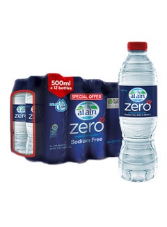 Al Ain Zero Bottled Drinking Water 500ml Pack of 12 | Best Price UAE ...