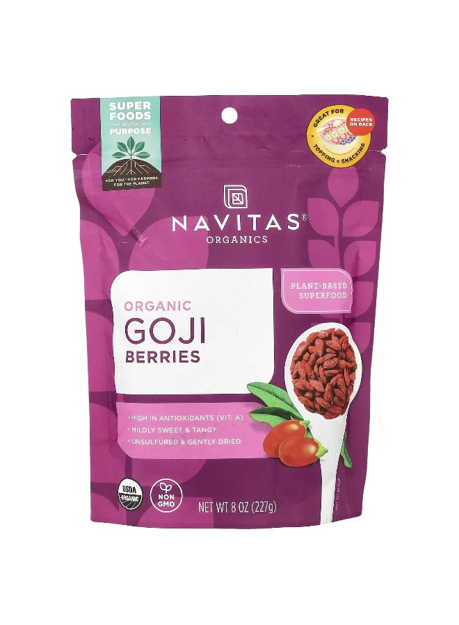 Navitas Organic Goji Berries Plant-Based Superfood 8 Oz | Best Price ...