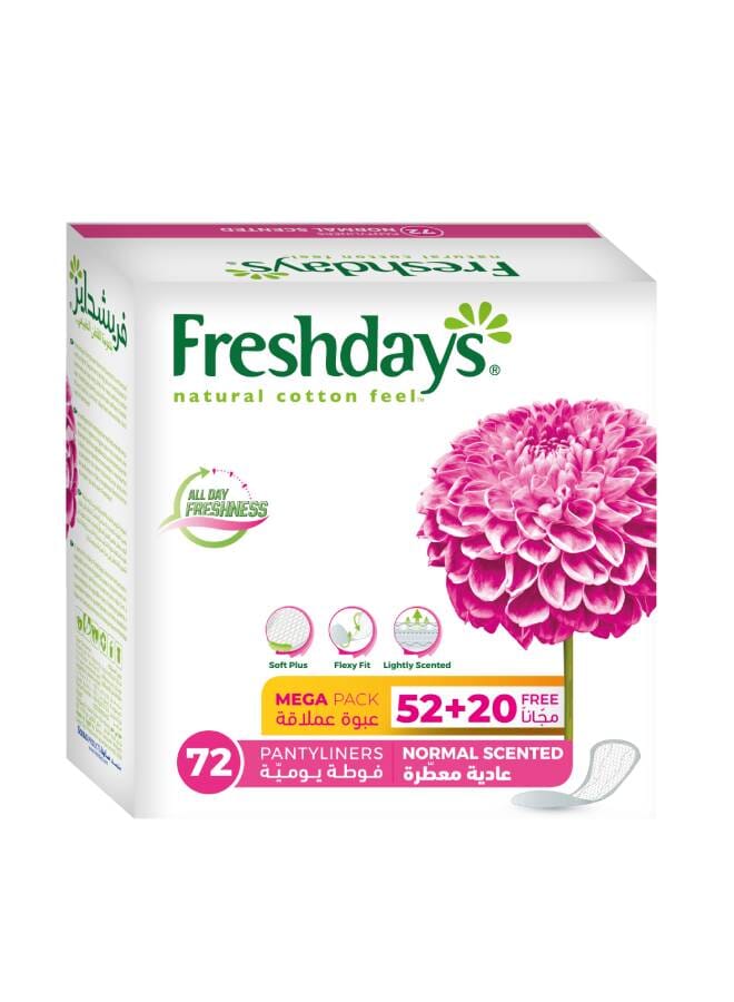 Freshdays Normal Scented 72 Pads | Best Price KSA | Riyadh, Jeddah