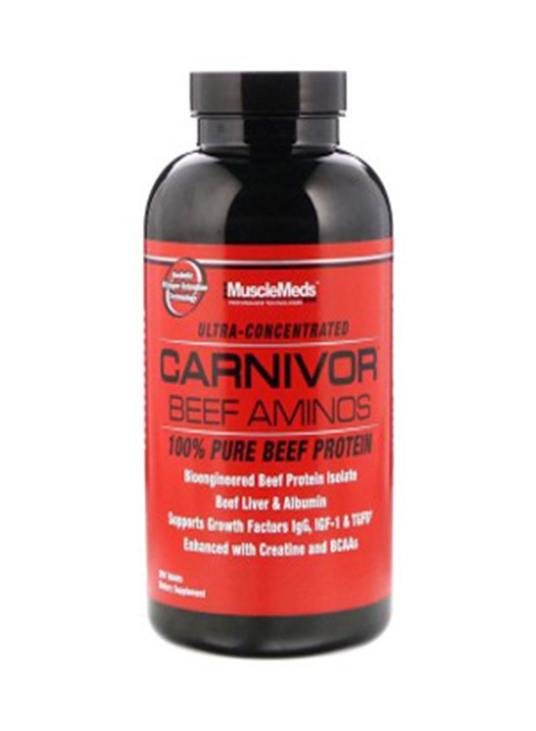 MUSCLEMEDS Carnivor Beef Amino Dietary Supplement - 300 Tablets | Best ...