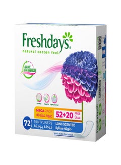 Freshdays Daily Liners Long Scented 72 Pads | Best Price UAE | Dubai ...