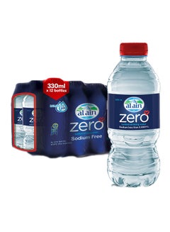 Al Ain Zero Drinking Bottled Water 330ml Pack of 12 UAE | Dubai, Abu Dhabi