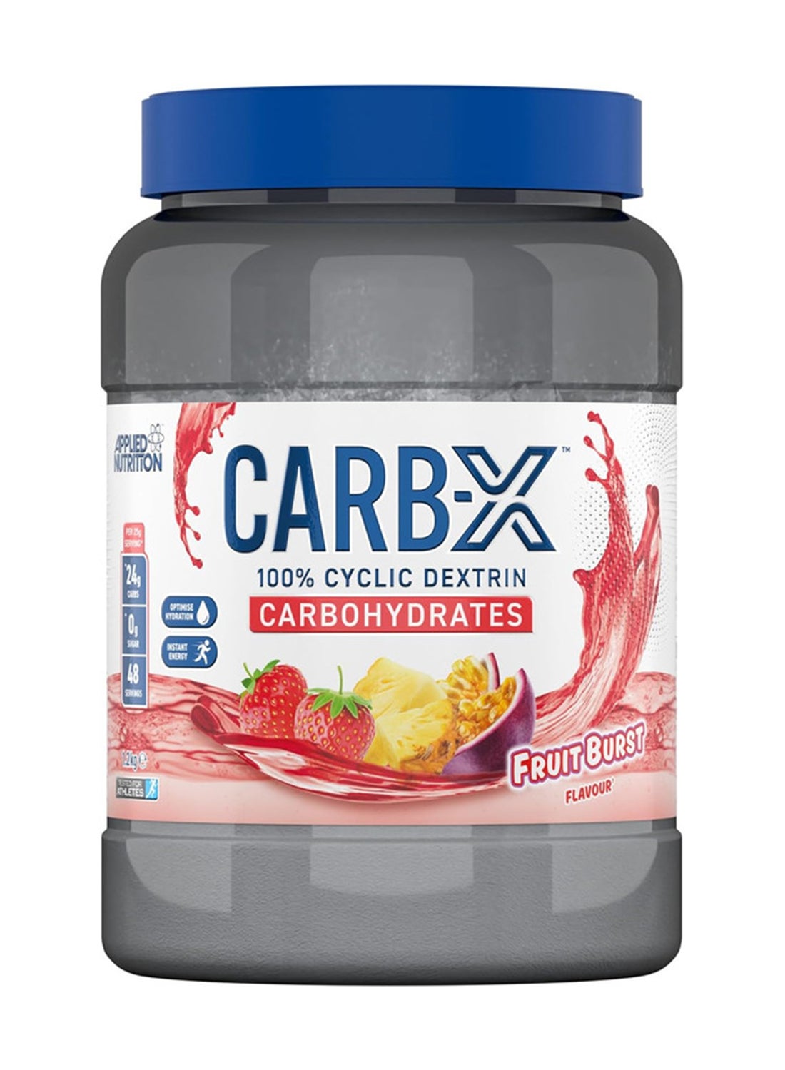 Applied Nutrition Carb X Fruit Burst -Carbo Hydrate Powder-48 Servings ...