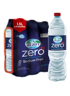 Al Ain Zero Water 1.5Liters Pack of 6 | Best Price KSA | Riyadh, Jeddah
