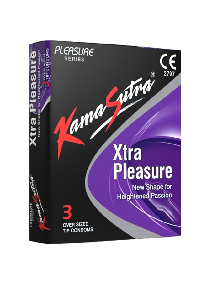 Kamasutra 3-Piece Xtra Pleasure Condoms | Best Price UAE | Dubai, Abu Dhabi