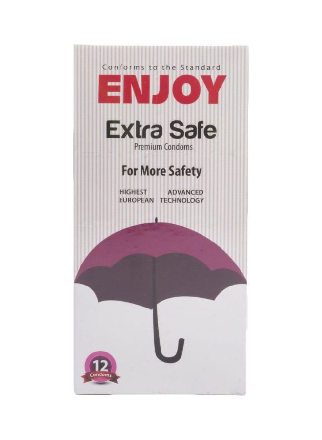 ENJOY 12-Piece Extra Safe Condom | Best Price KSA | Riyadh, Jeddah