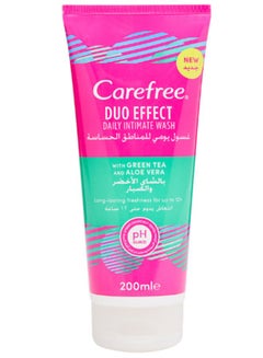 Carefree Daily Intimate Wash Duo Effect With Green Tea And Aloe Vera ...