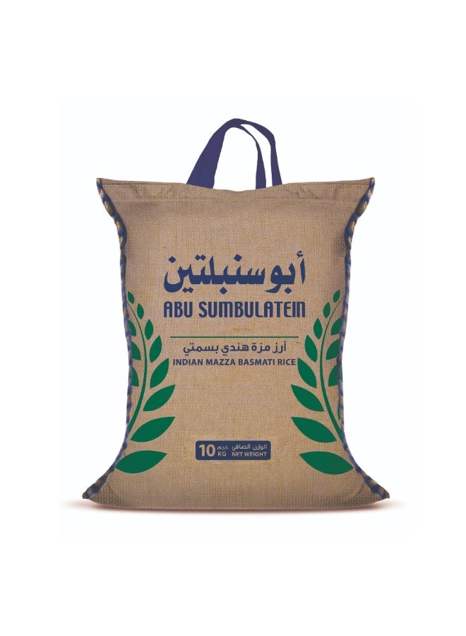 Abu Sumbulatein Mazza Indian Basmati Rice, 10kg | Best Price KSA ...