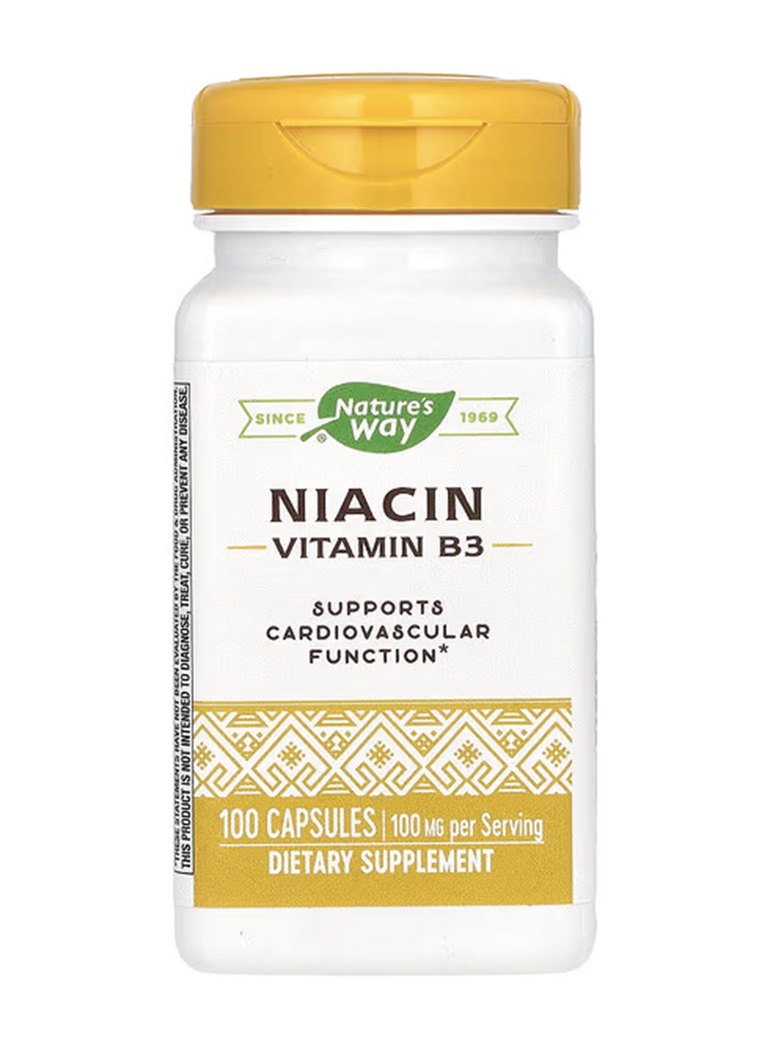 Nature's Way Niacin 100 mg Nicotinic Acid - 100 Capsules | Best Price ...