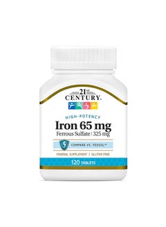21st CENTURY Iron 65 mg Ferrous Sulfate 325 - 120 Tablets | Best Price ...