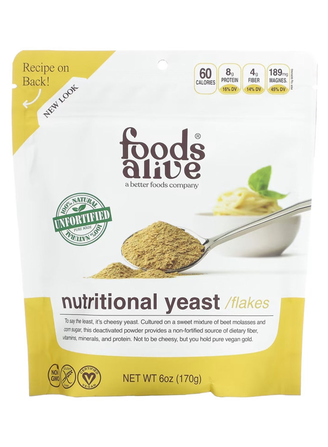 Foods Alive Foods Alive Nutritional Yeast Superfood 6 oz (170 g) | Best ...