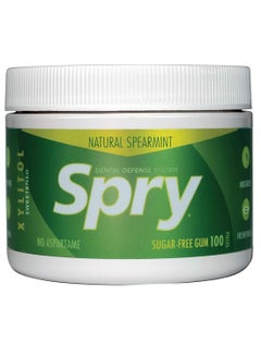 Xlear Spry Xylitol Gum, Natural Spearmint, 100ct 108grams UAE | Dubai ...