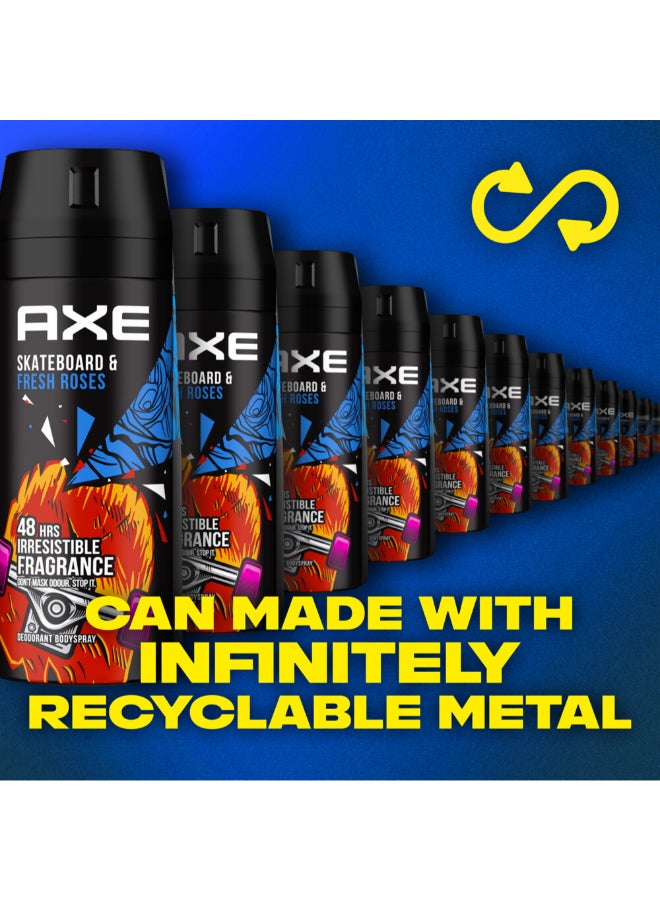 Buy Axe Men Deodorant Body Spray Skateboard And Fresh Roses Online | 15 ...