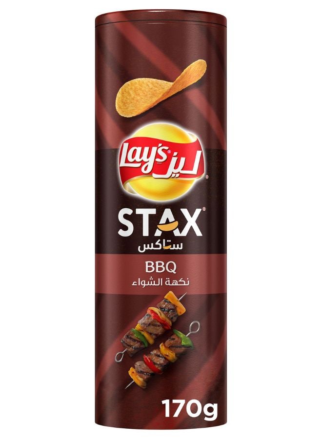 Lay's Stax BBQ Potato Crisps Chips 170grams | Best Price UAE | Dubai ...