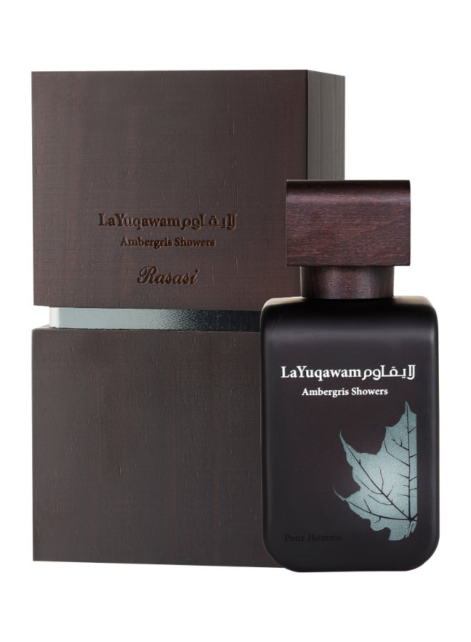 Rasasi La Yuqawam Ambergris Showers Perfume For Men Eau De Parfum 75ml ...