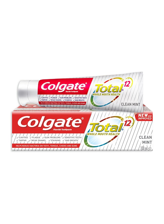Colgate Total Clean Mint ToothPaste, 75ml White | Best Price UAE ...