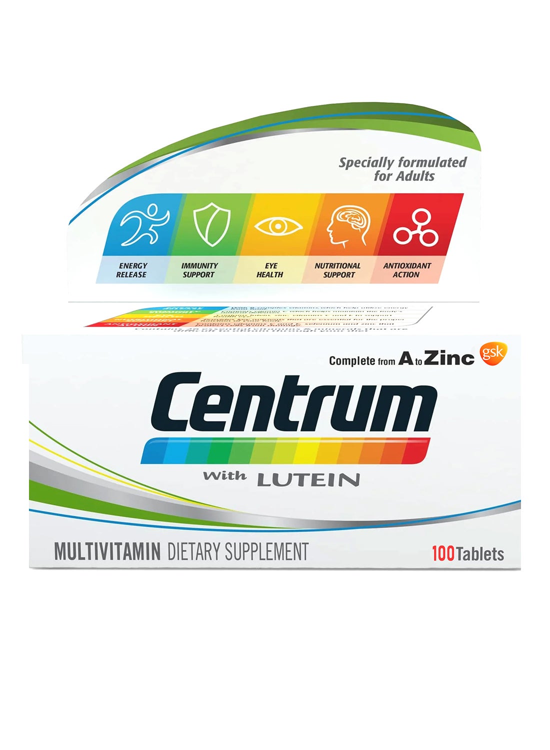 Centrum Lutein Multivitamin 100 Tabs | Best Price KSA | Riyadh, Jeddah