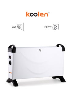 KOOLEN Electric Convector Heater 2000W 2000 W 807102025 White/Black ...