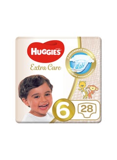 Huggies Extra Care, Size 6, 15+ kg, Value Pack, 28 Diapers UAE | Dubai ...