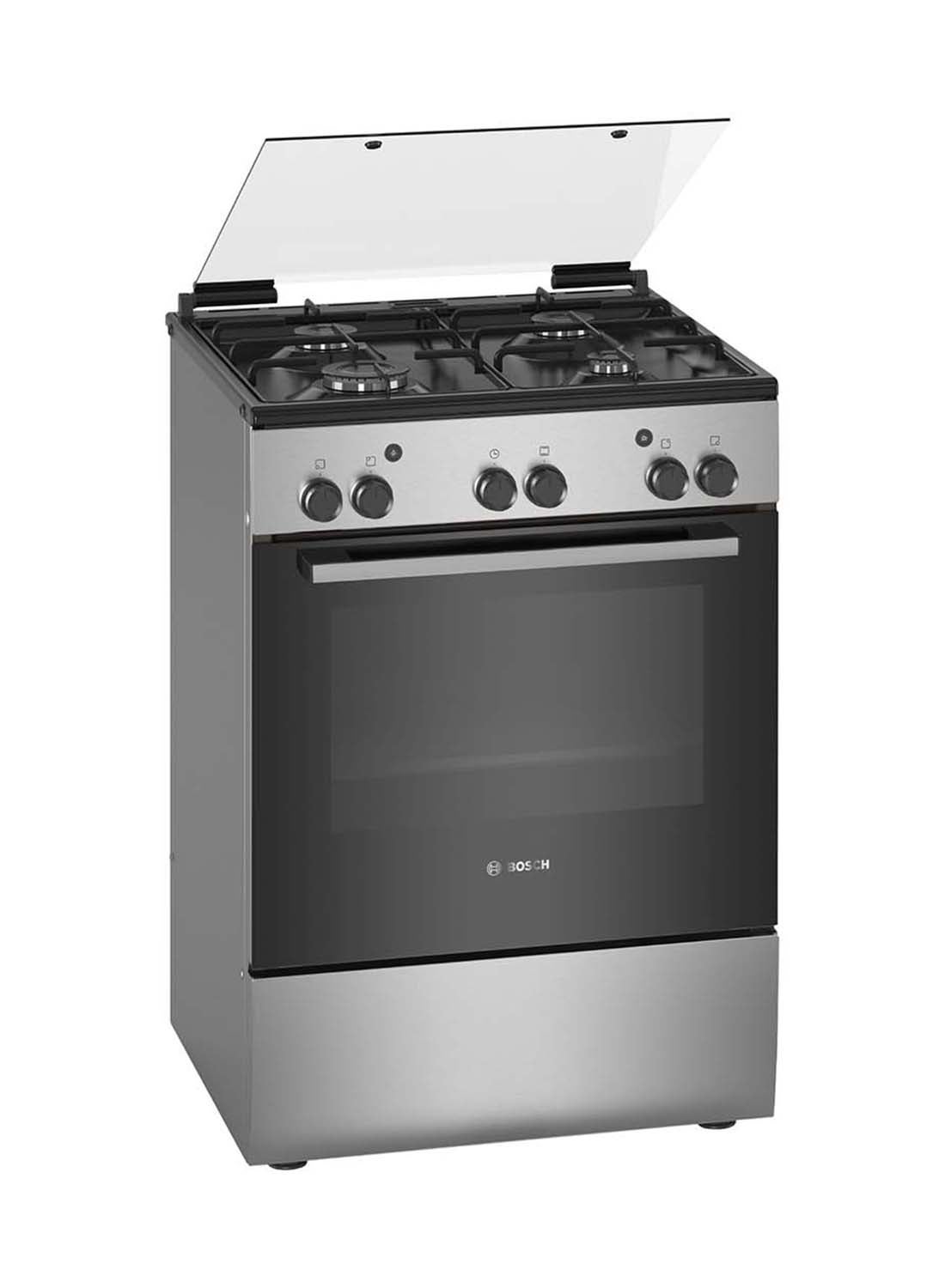 BOSCH Freestanding Gas Cooker, 60 cm, with High-Output Burner ...