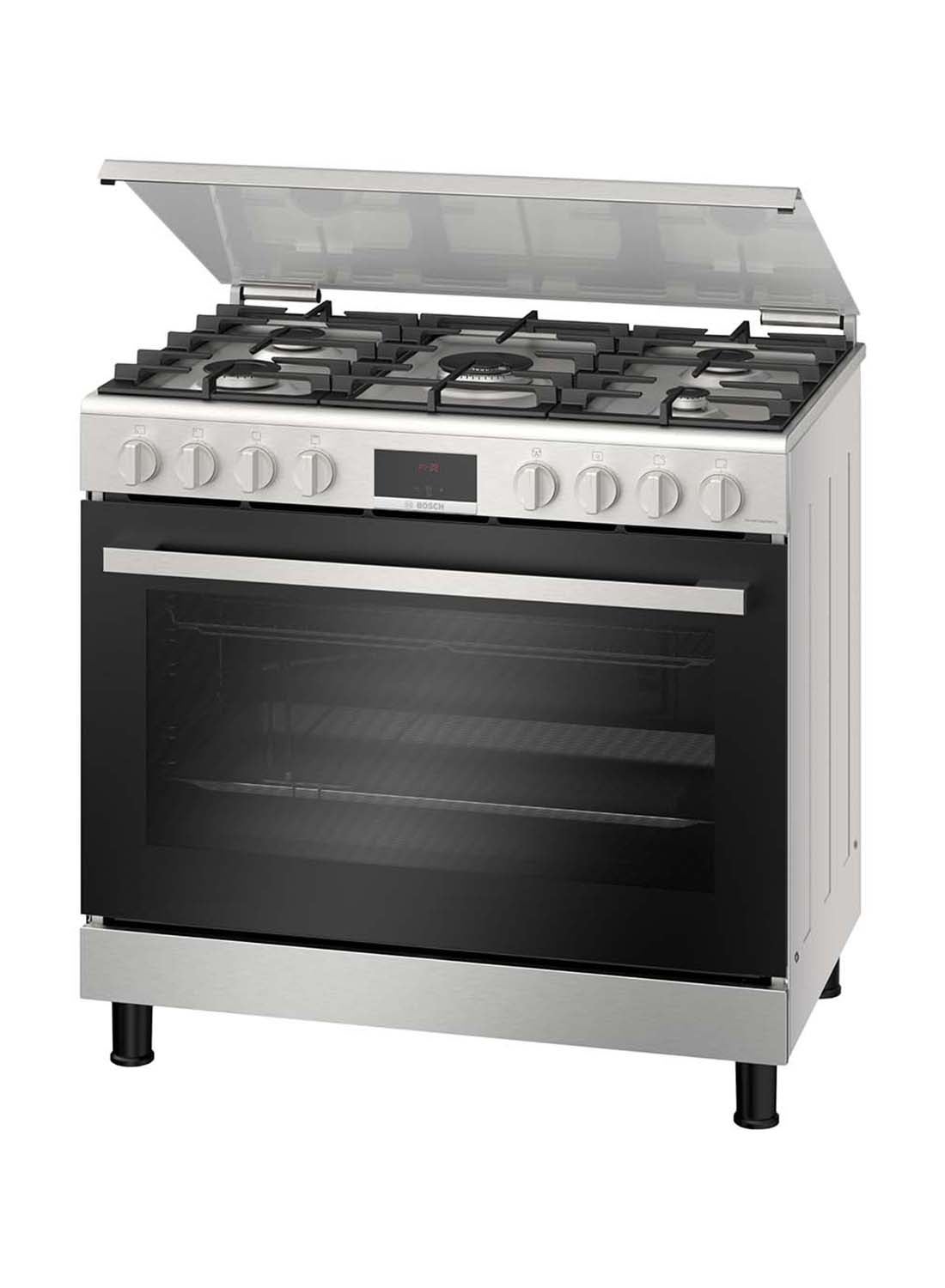 BOSCH Gas Range Cooker, 90 cm, with High Output Burner HGW3ASQ50M ...
