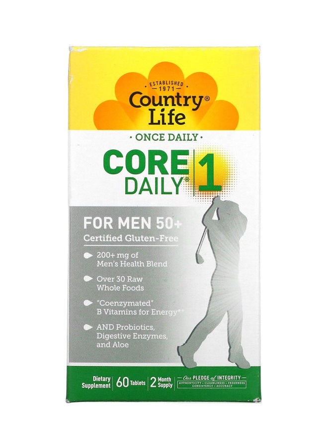 Country Life Core Daily 1 for Men 50 Probiotic with Vitamin B Support ...
