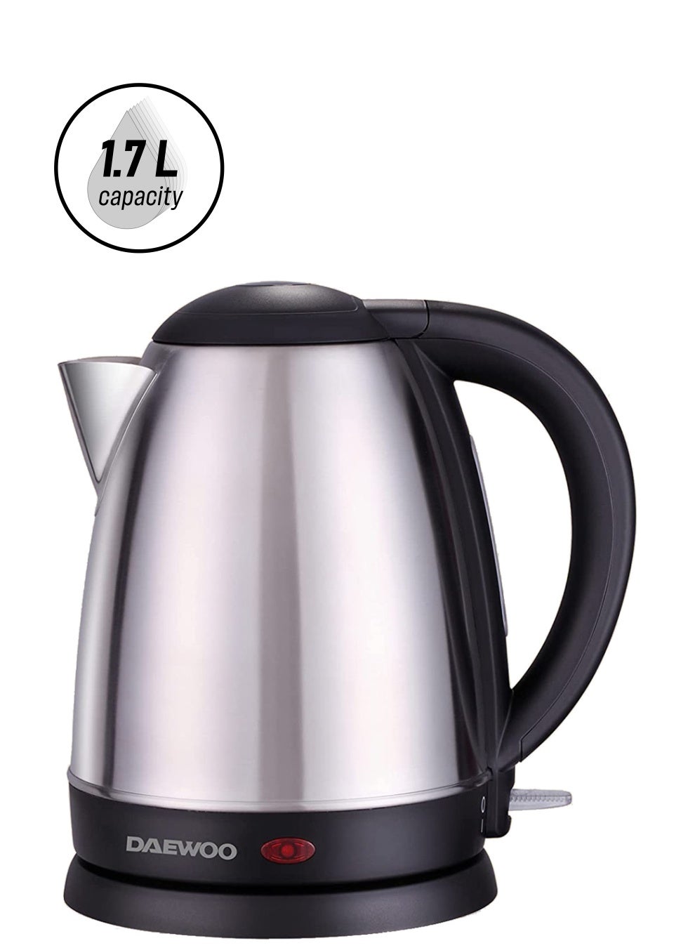 DAEWOO Electric Kettle With Stainless Steel Body, Korean Technology 1.7 ...