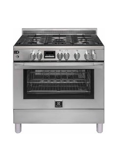 Electrolux 90x60cm Freestanding Cooker, Full Gas Cooking Range with 5 ...
