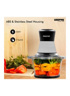 GEEPAS 2L Multi Copper With Garlic Peeler - 2 Speed with 4Pcs Stainless ...