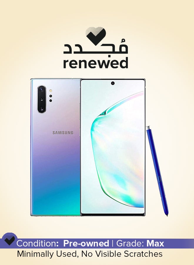 Samsung Renewed - Galaxy Note 10 Plus Dual SIM Aura Glow 12GB RAM 256GB ...